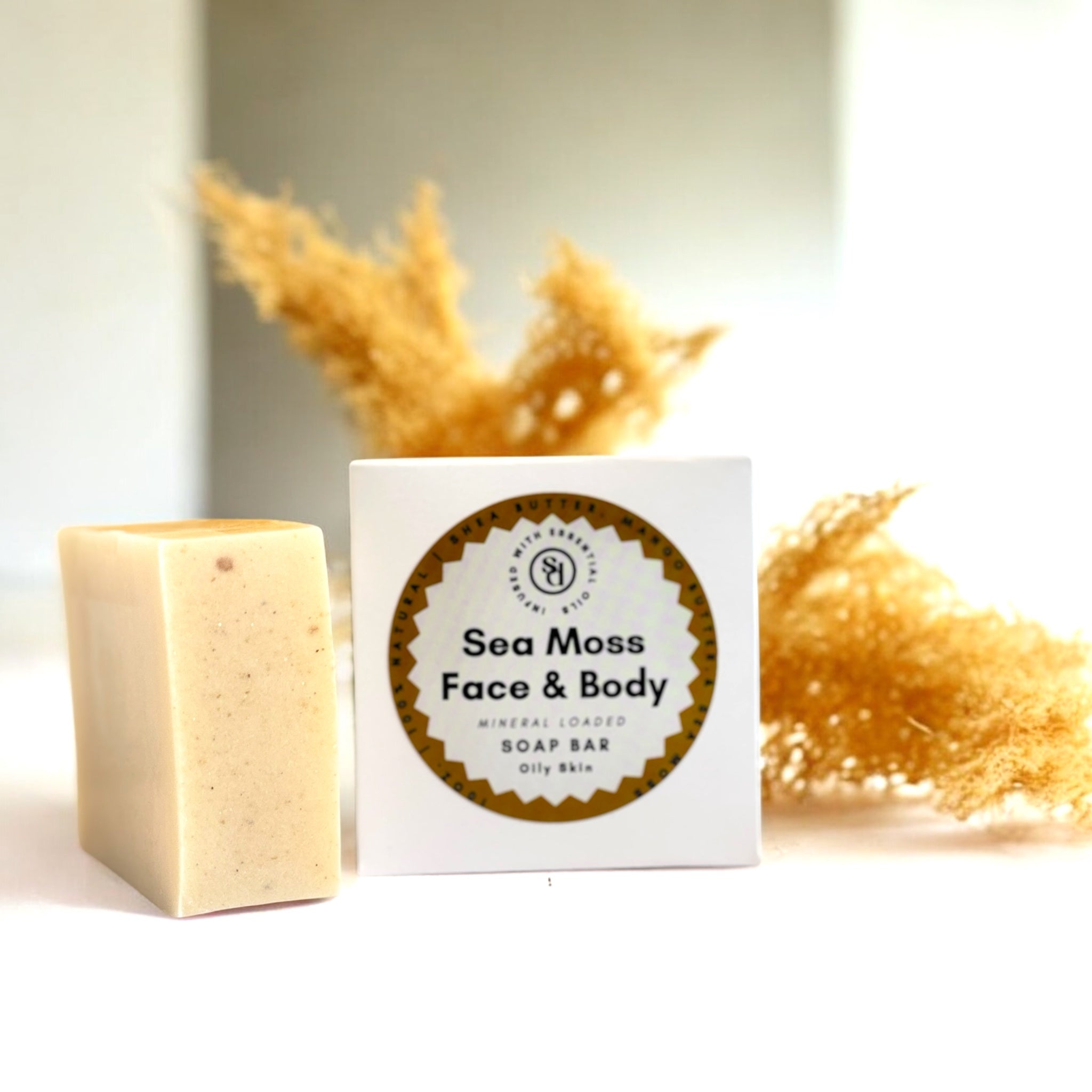 Sea Moss Face & Body Soap Bar । Sea Moss Face & Body Soap Bar । Sea Mo ...